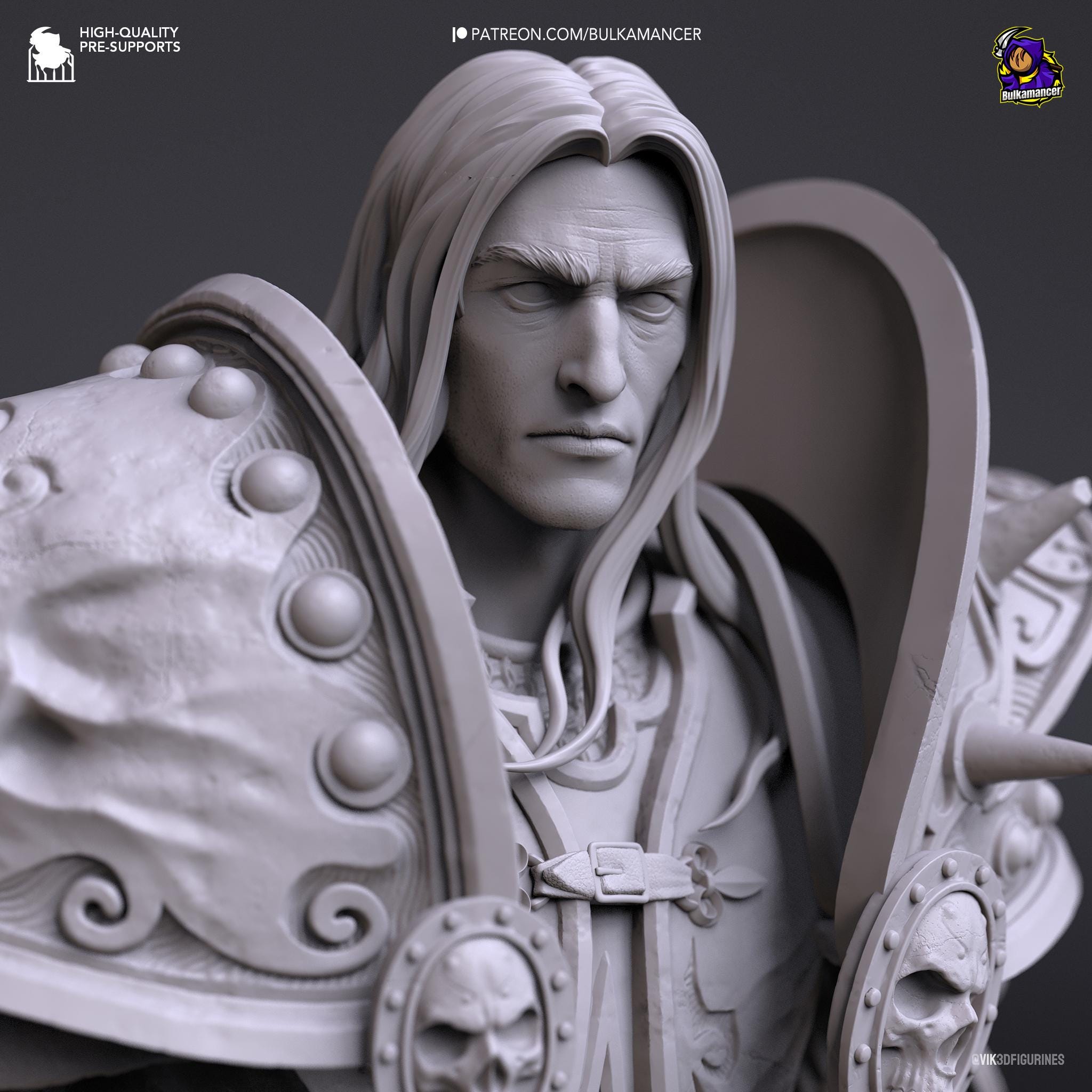 World of Warcraft Arthas the Lich King Collectible 3D Figure Kit - Etsy