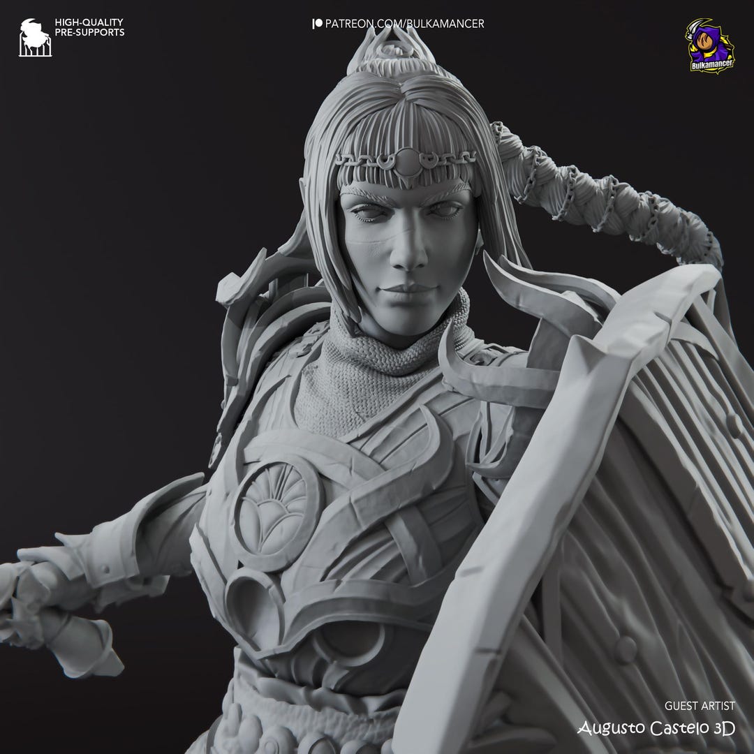 Baldur's Gate 3 Shadowheart Painted 3D Model Collectible - Etsy