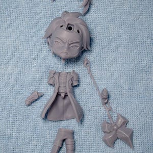 Arcane Chibi Jayce Unpainted 3D Figure DIY Kit - Etsy