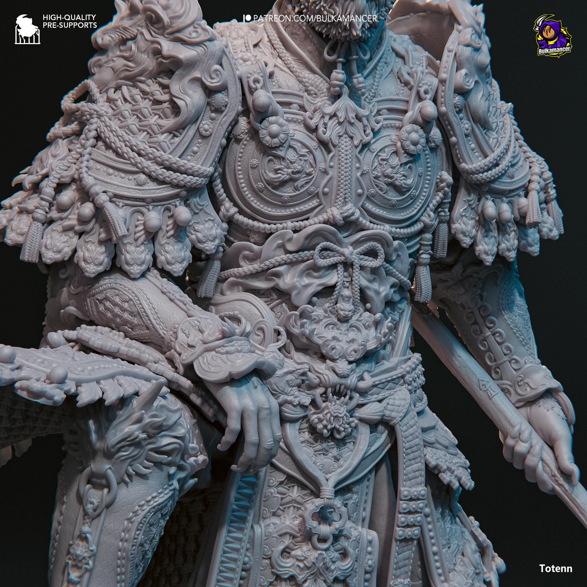 Black Myth Wukong Destined One Unpainted 3D Figure DIY Kit - Etsy
