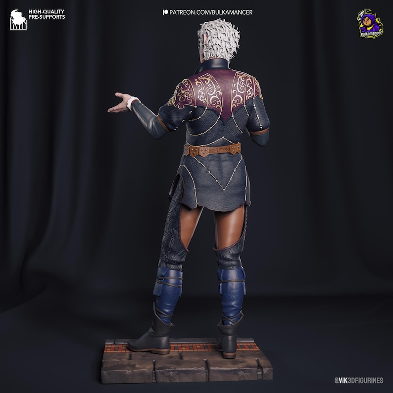 Baldur's Gate 3 Astarion Painted 3D Model Collectible - Etsy