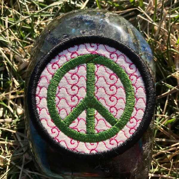 Peace Sign Patch - Etsy