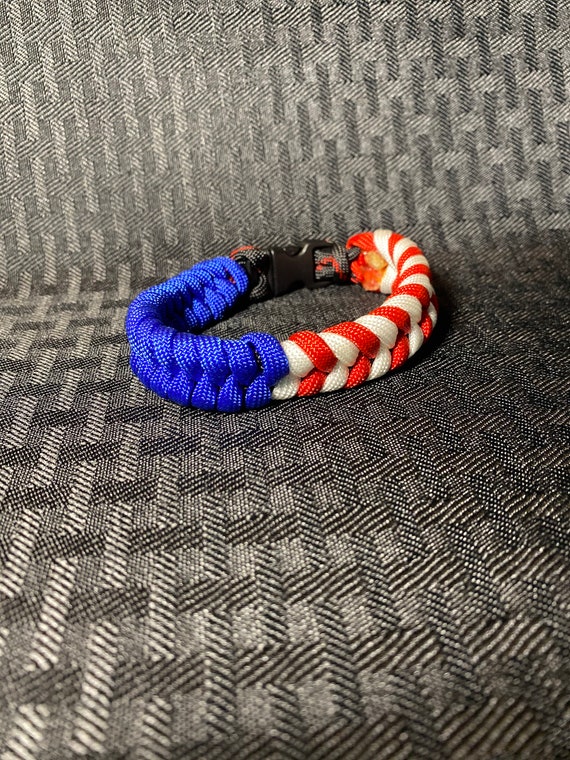 American Flag Paracord Bracelet - Etsy