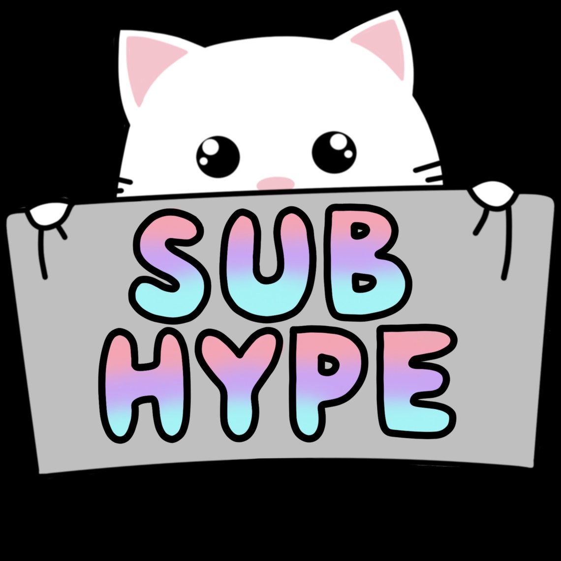 Cute Cat Text Emotes Twitchdiscordyoutube | Etsy