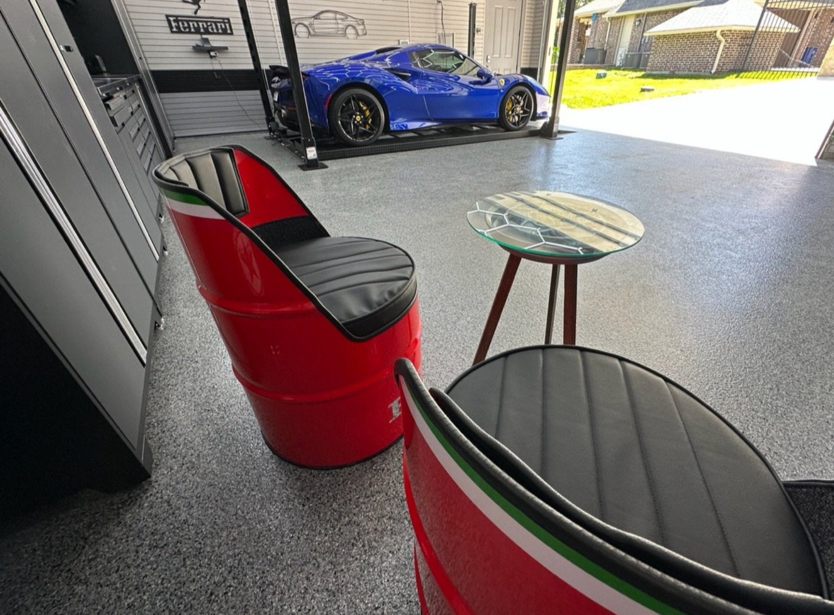 Ferrari Inspired Set of Two Chairs. - Etsy