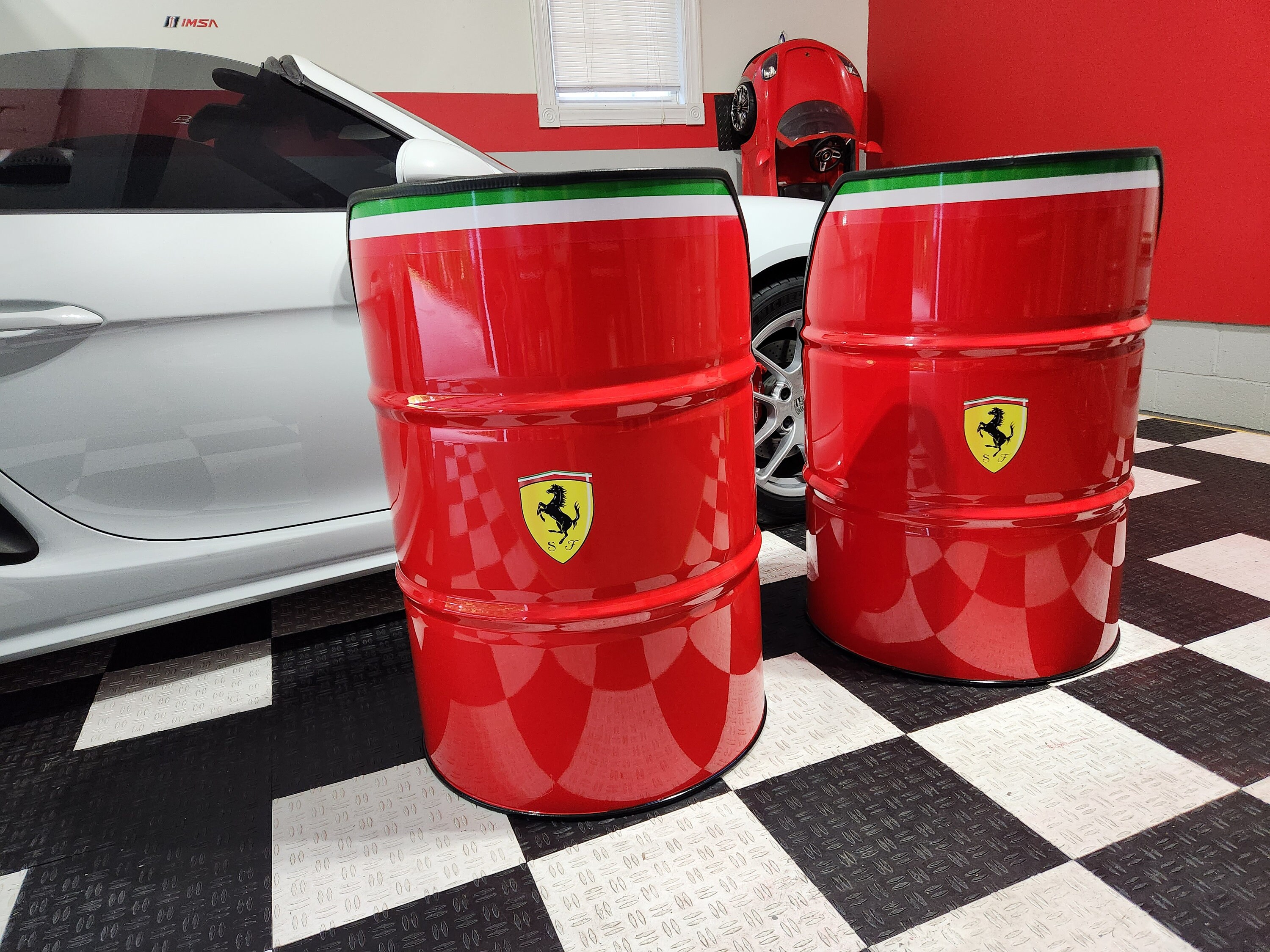 Ferrari Inspired Set of Two Chairs. - Etsy
