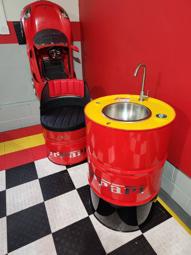 44 gallon drum seats store