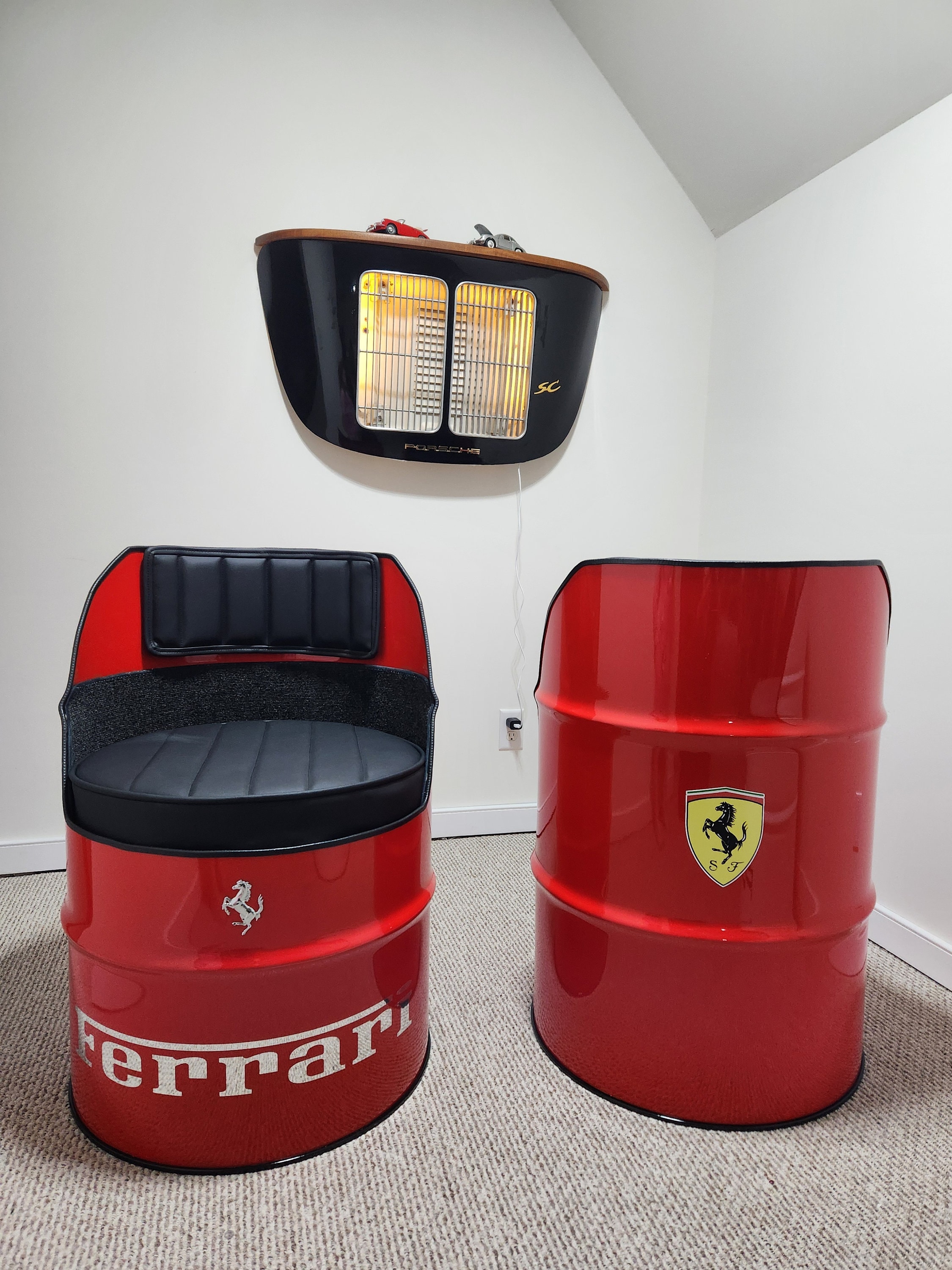 Ferrari Inspired Set of Two Chairs. - Etsy
