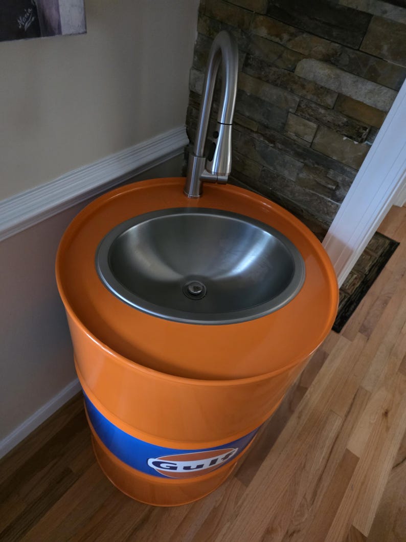 Handcraft Vintage Oil Barrel. Retro Style. Man's Cave. Motorsport - Etsy