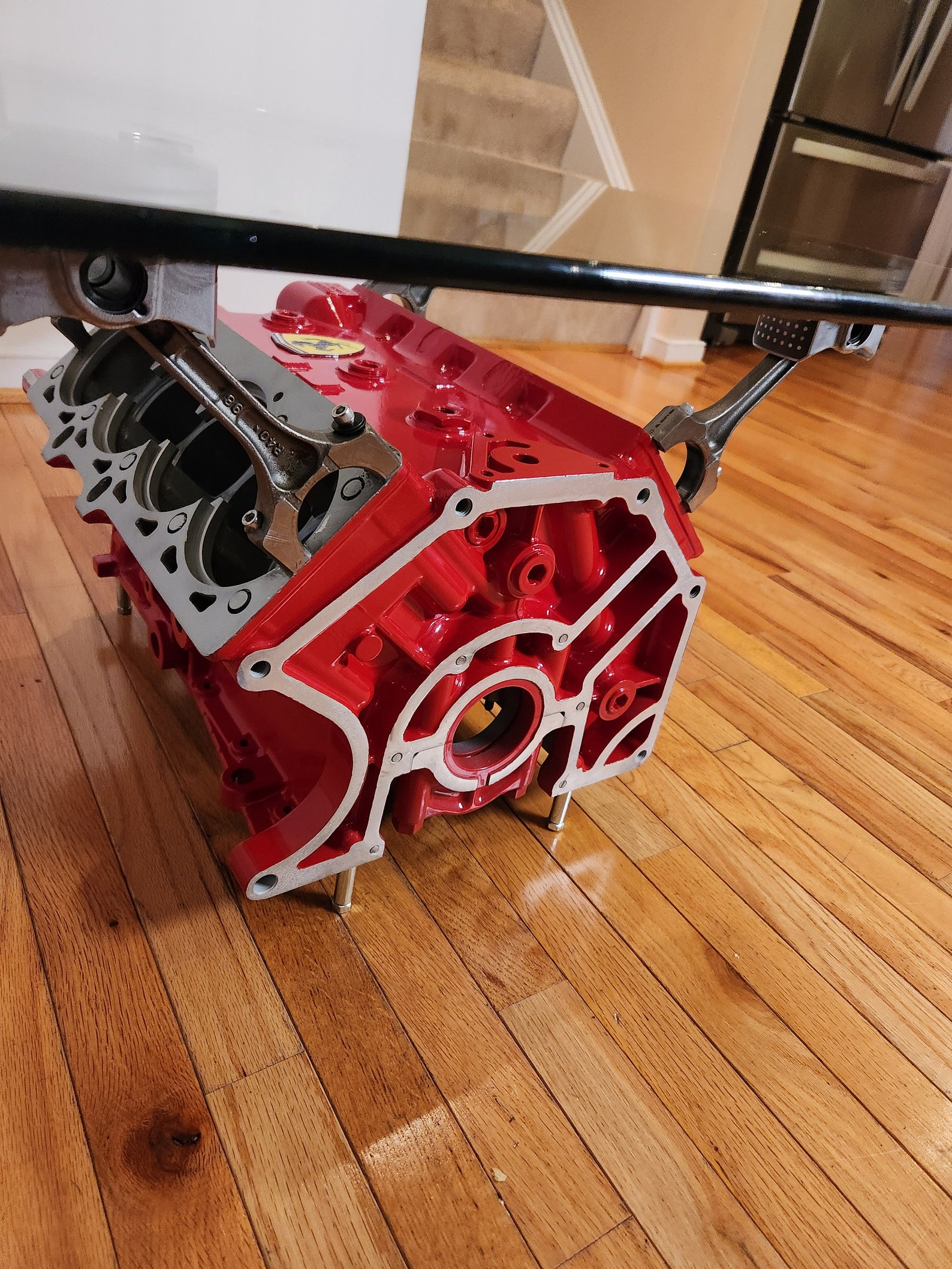 Ferrari 308 Mondial V8 Engine Block Coffee Table - Handcrafted Unique ...