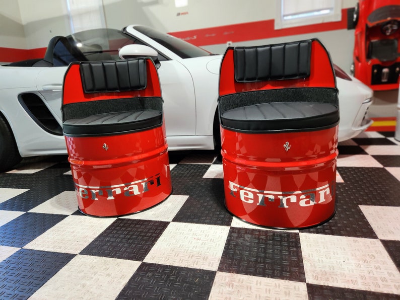 Ferrari Inspired Set of Two Chairs. - Etsy