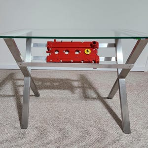 Set of Two Ferrari Inspired Chairs and Table - Handcrafted Unique ...