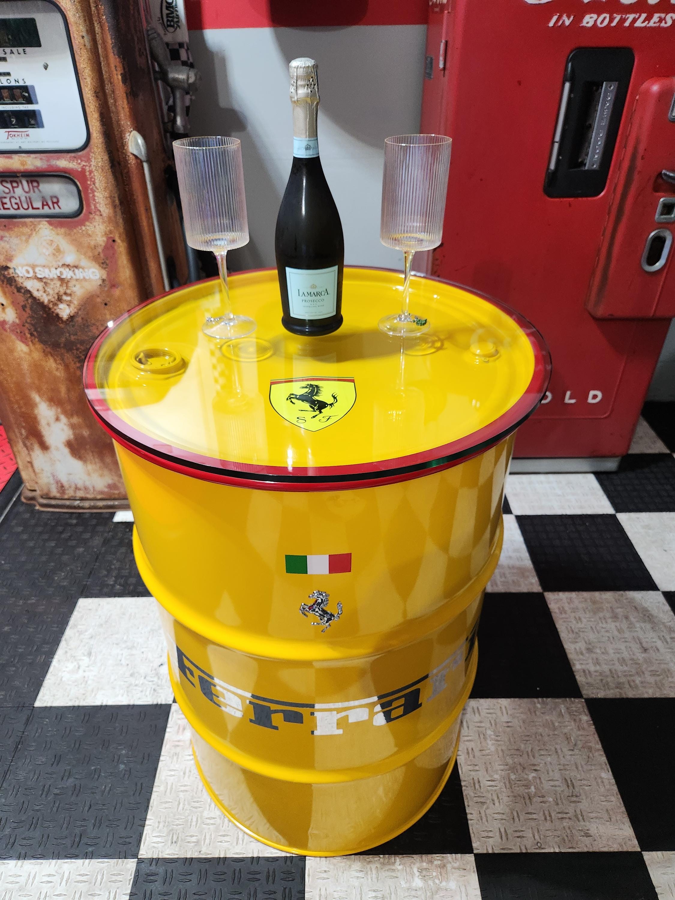 Ferrari Inspired Bar Table - Etsy
