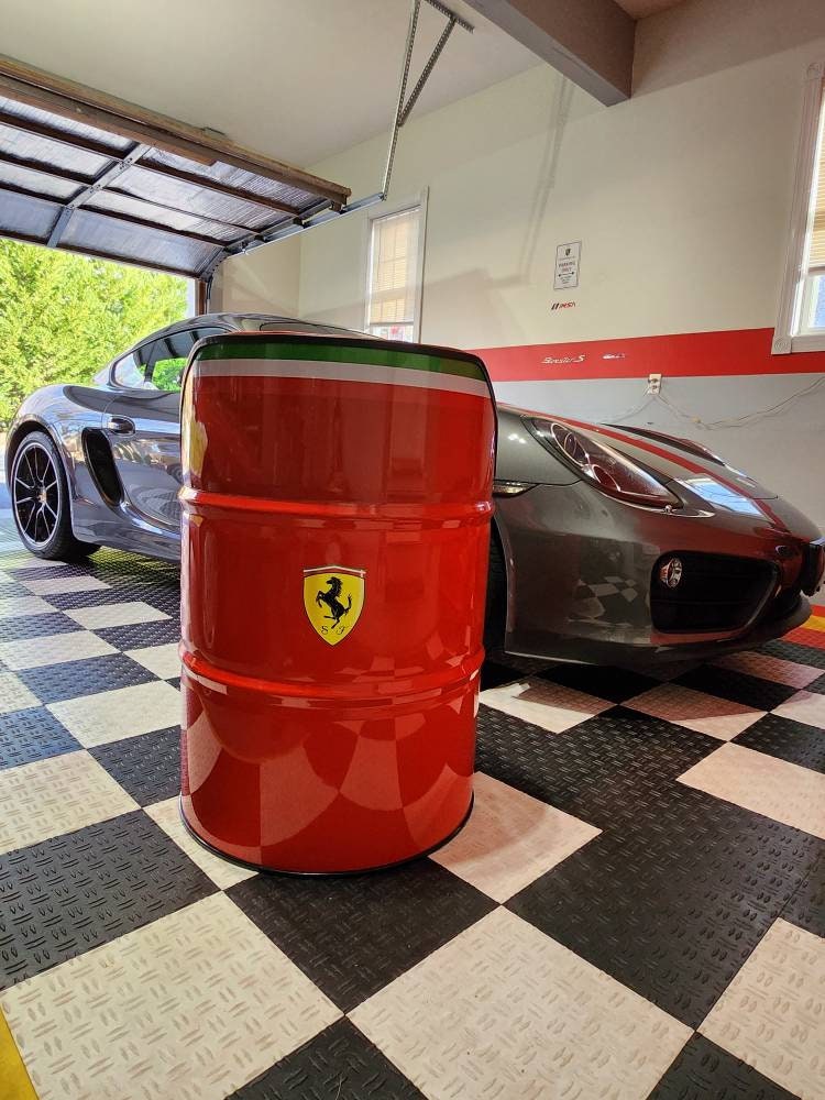 Ferrari Inspired Seat. Oil Drum Barrel Furniture. - Etsy