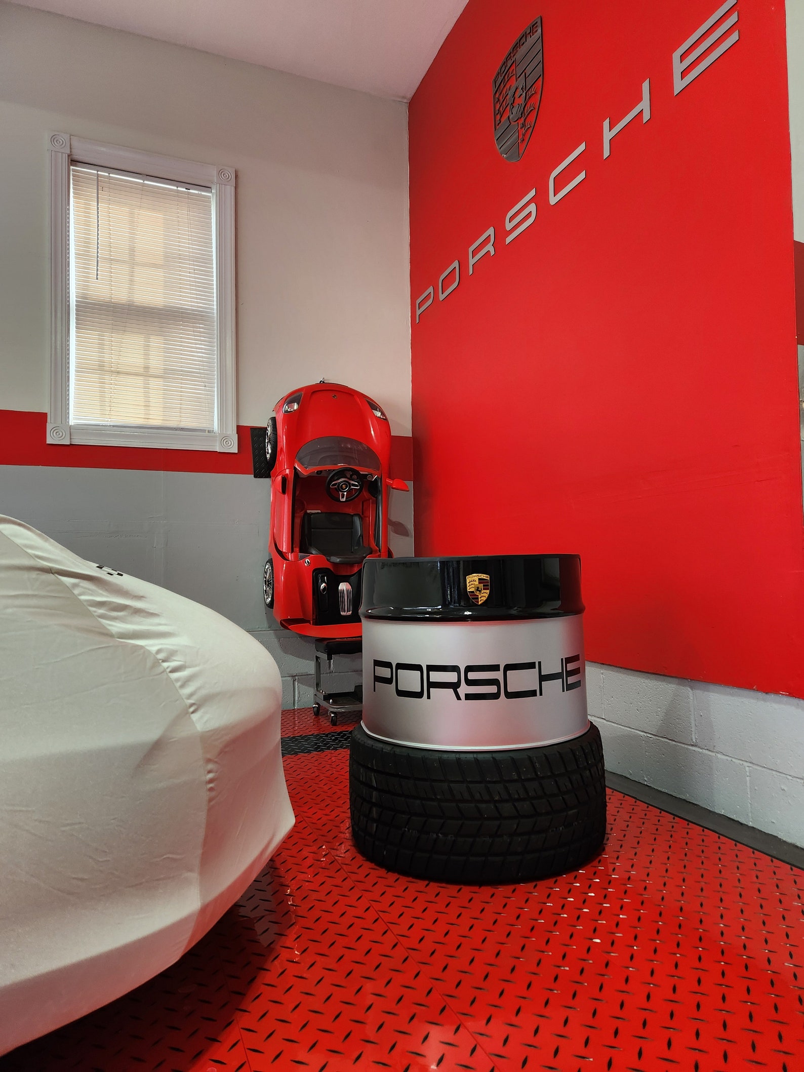 Porsche Inspired Chair With Tire - Etsy