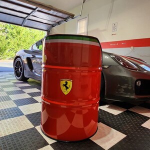 Ferrari Inspired Seat. Oil Drum Barrel Furniture. - Etsy