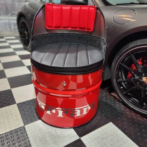 Ferrari Inspired Seat. Oil Drum Barrel Furniture. - Etsy