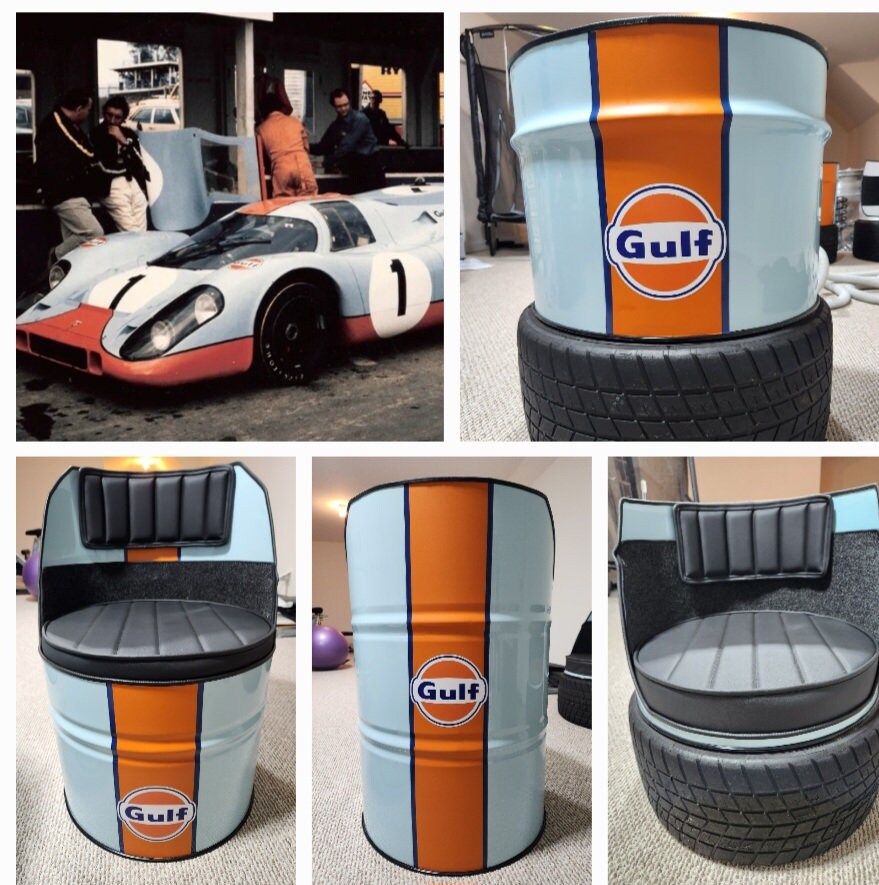 Gulf Motorsport Ford Gt-40 Inspired Seat - Etsy