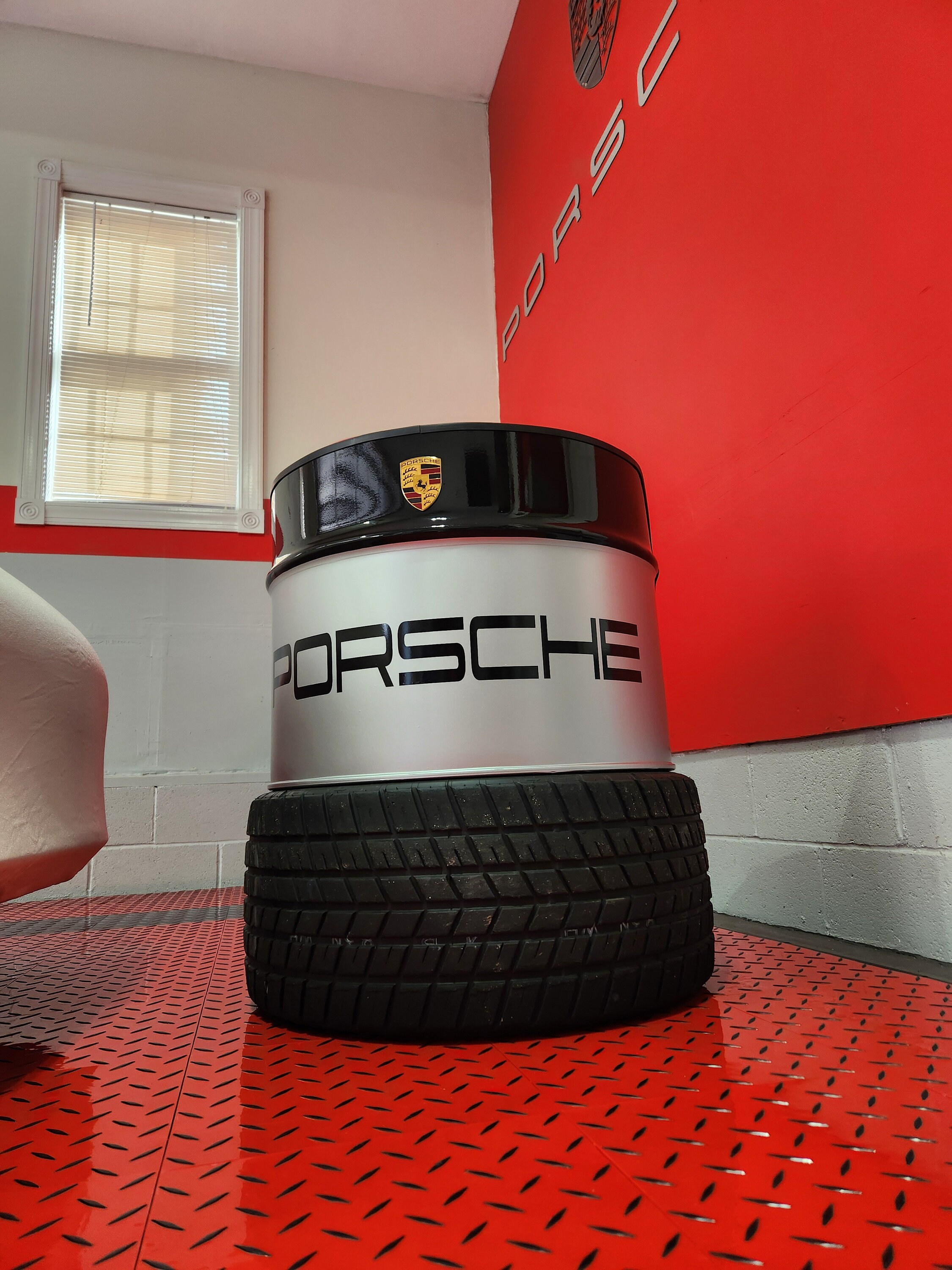 Porsche Inspired Chair With Tire - Etsy