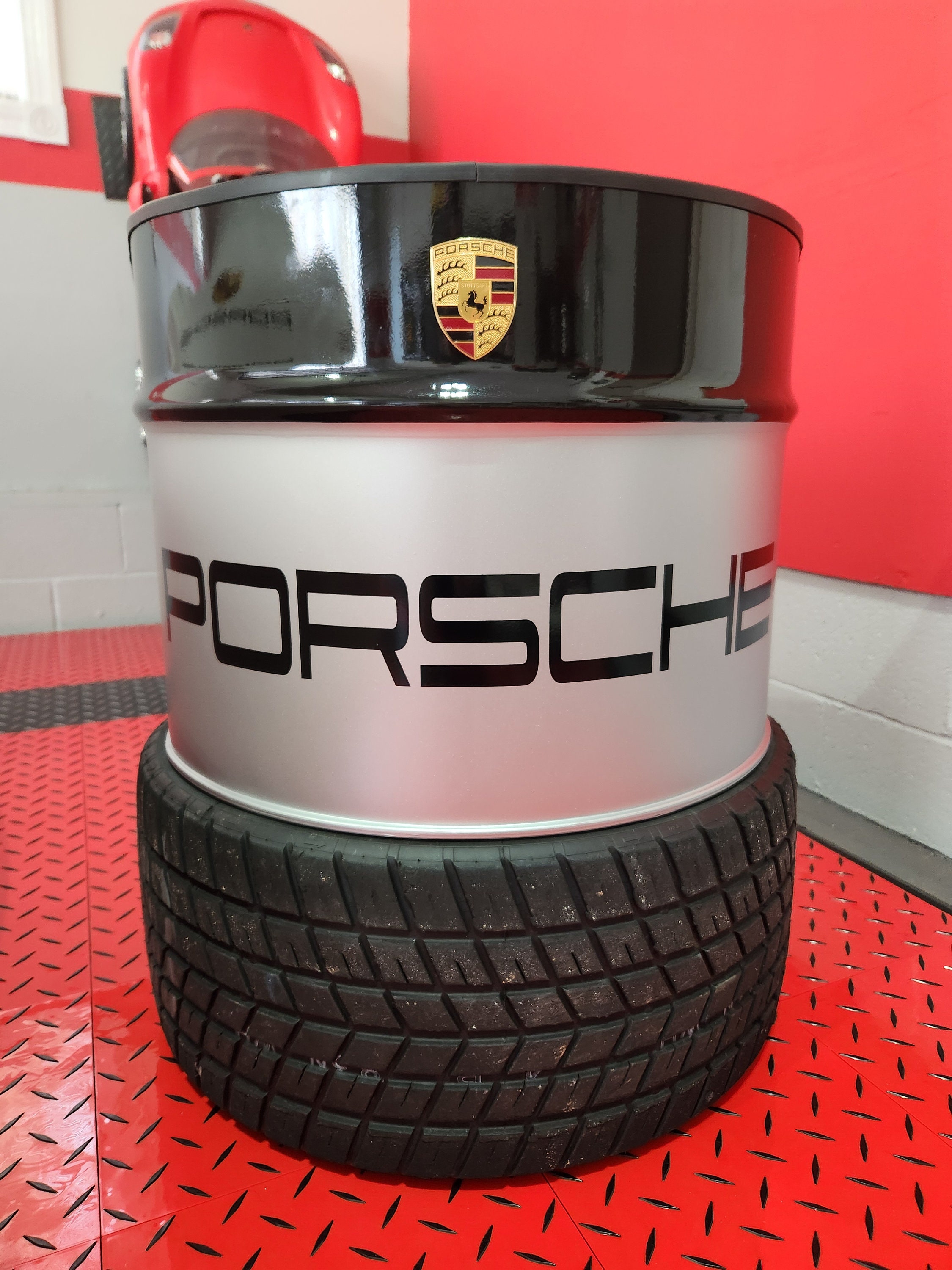 Porsche Inspired Chair With Tire - Etsy