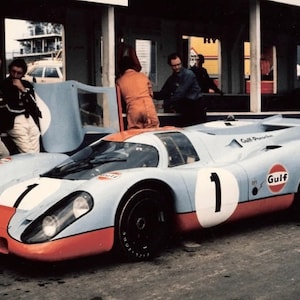 Gulf Motorsport Ford Gt-40 Inspired Seat - Etsy