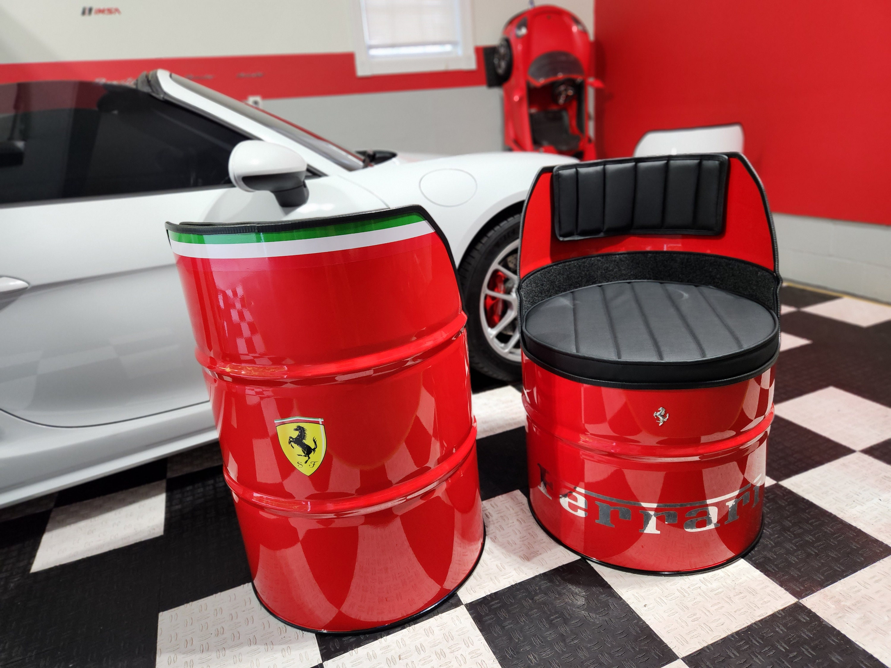 Ferrari Inspired Set of Two Chairs. - Etsy