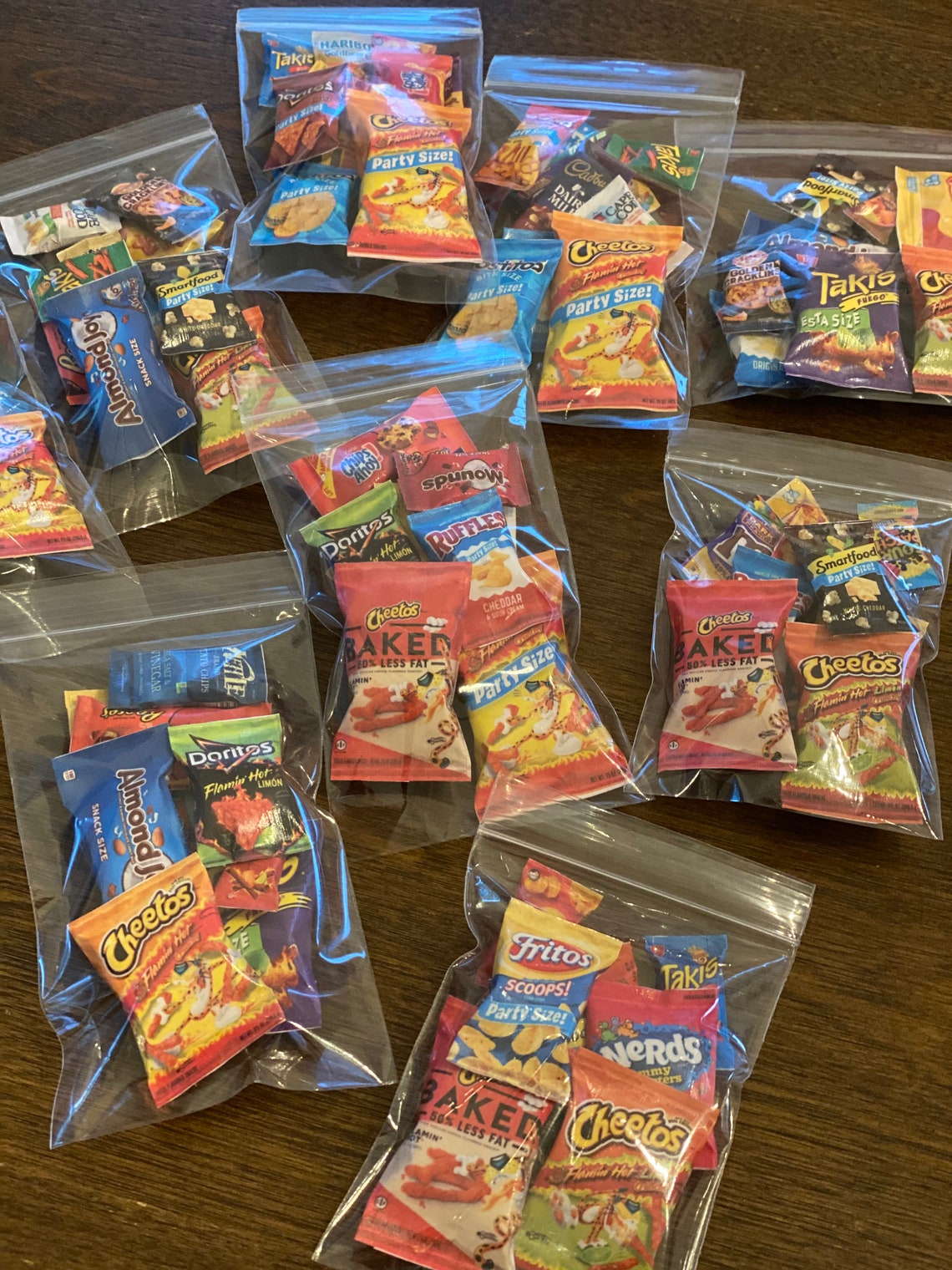 Mini chips/snack pack for 12' dolls 10 pieces per pack | Etsy