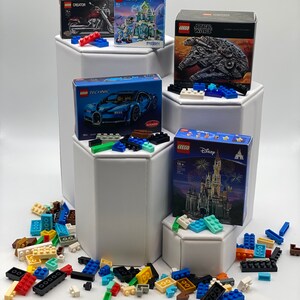 Mini lego box w/bricks props | Etsy