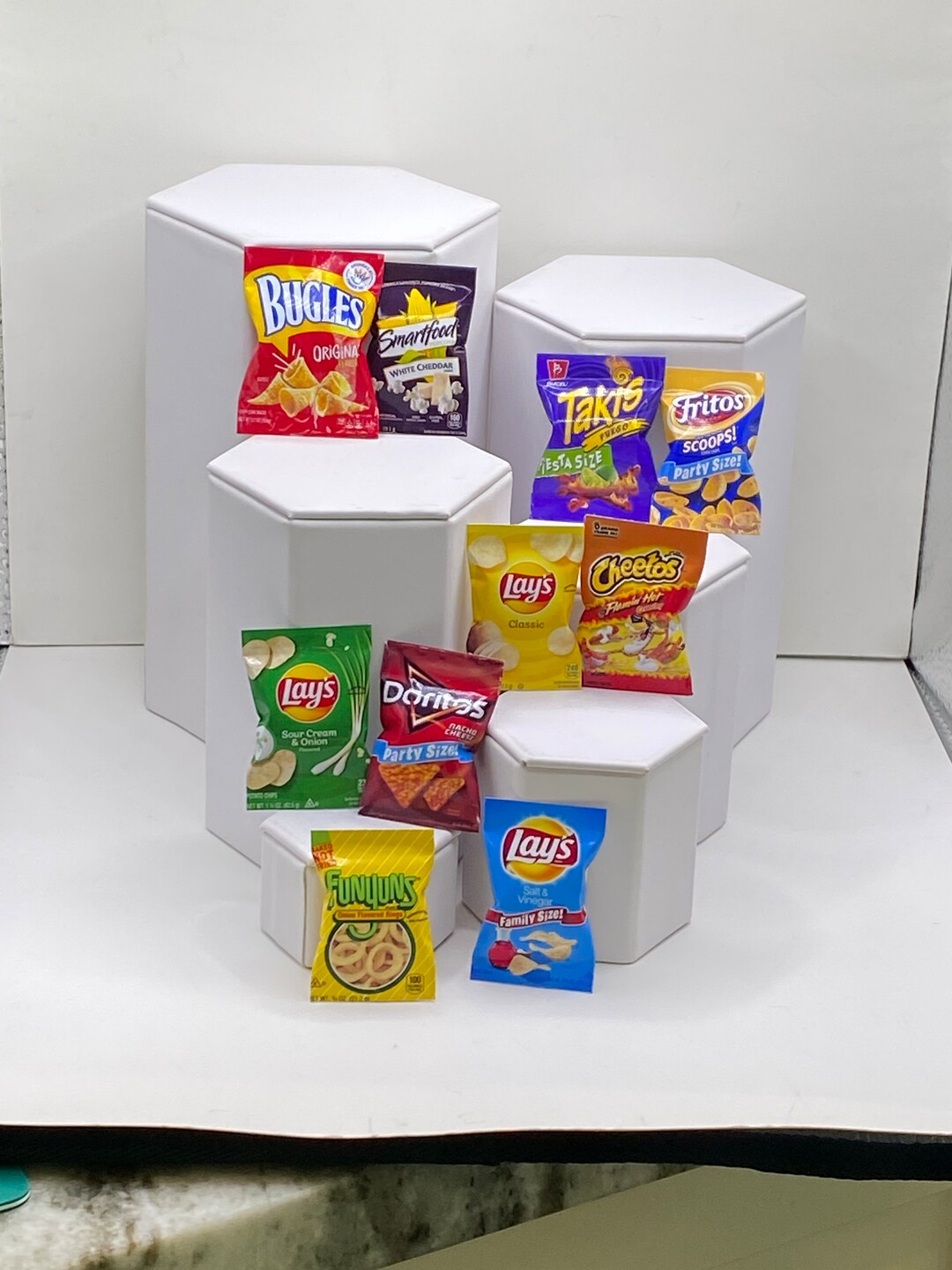 Mini 1:6 Chip Packages, Playscale Chip Packages, 11.5/14” Doll Prop ...