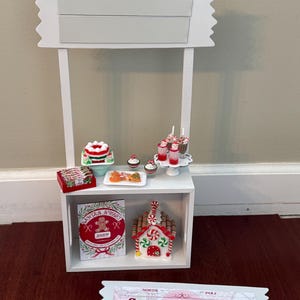 1:6 Vendor Stand, Elf Prop, Vendor Stand for 10 Thru 12 Dolls/figures ...