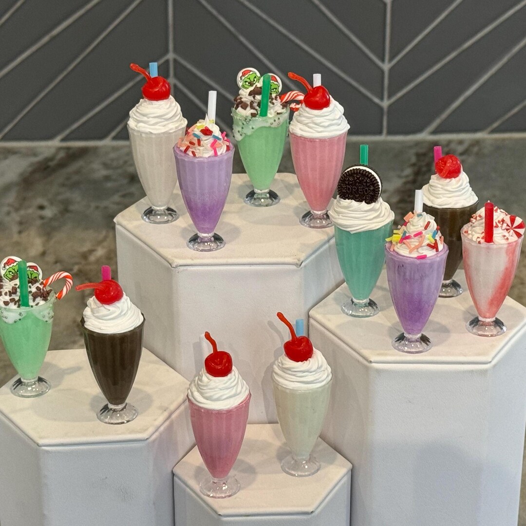 1:3 Milkshake for Doll, Gnome Prop, 18” Doll, 20” Doll, 1/3 Drink for ...