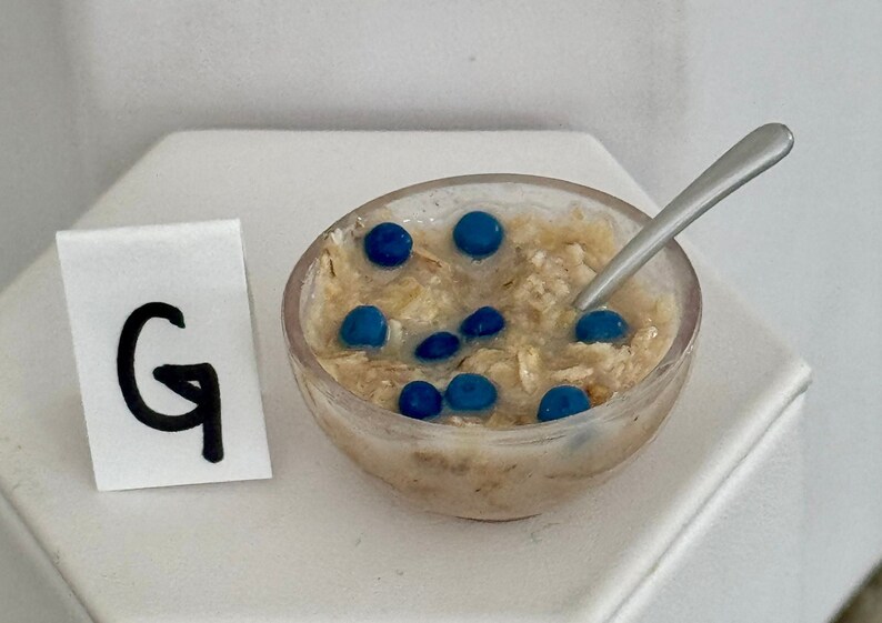 1:6 Scale Oatmeal for Dolls, Playscale Oatmeal, Elf Prop, Oatmeal Bowls ...