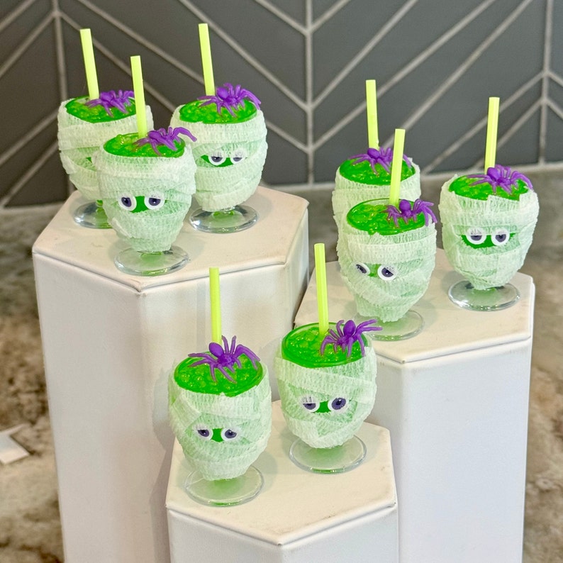 1:3 Mummy Drink, 1/3 Halloween Drinks for Dolls, Gnome Prop, Byers ...