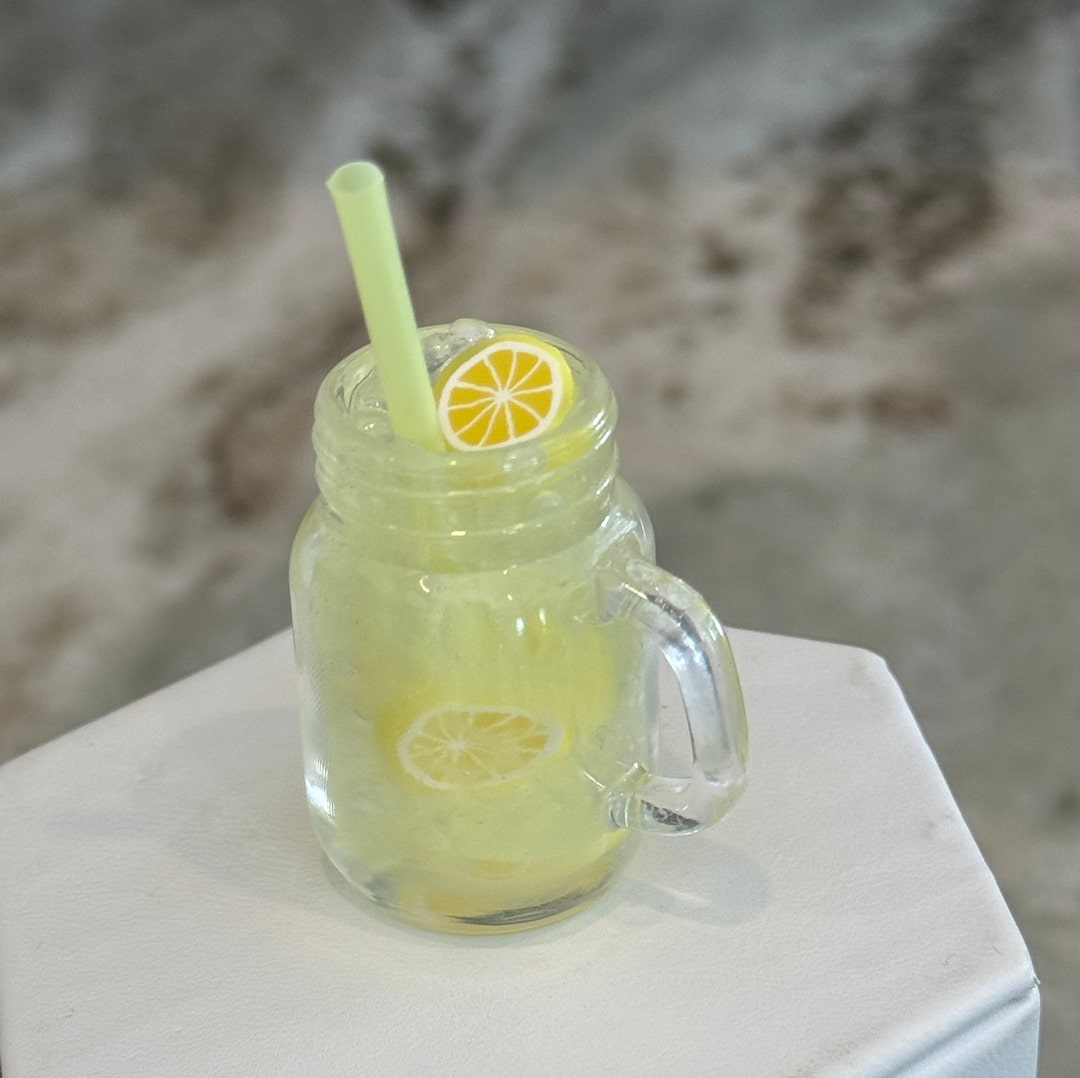 1:3 Scale Mason Jar Yellow Lemonade, Lemonade for 16” Thru 20” Dolls ...