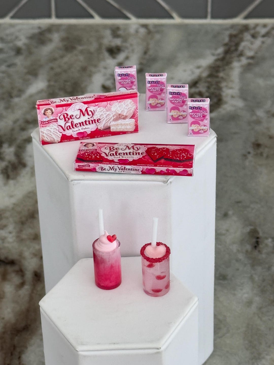 1:6 Scale Valentine Doll Candy & Drink Props, Elf Prop, Playscale ...