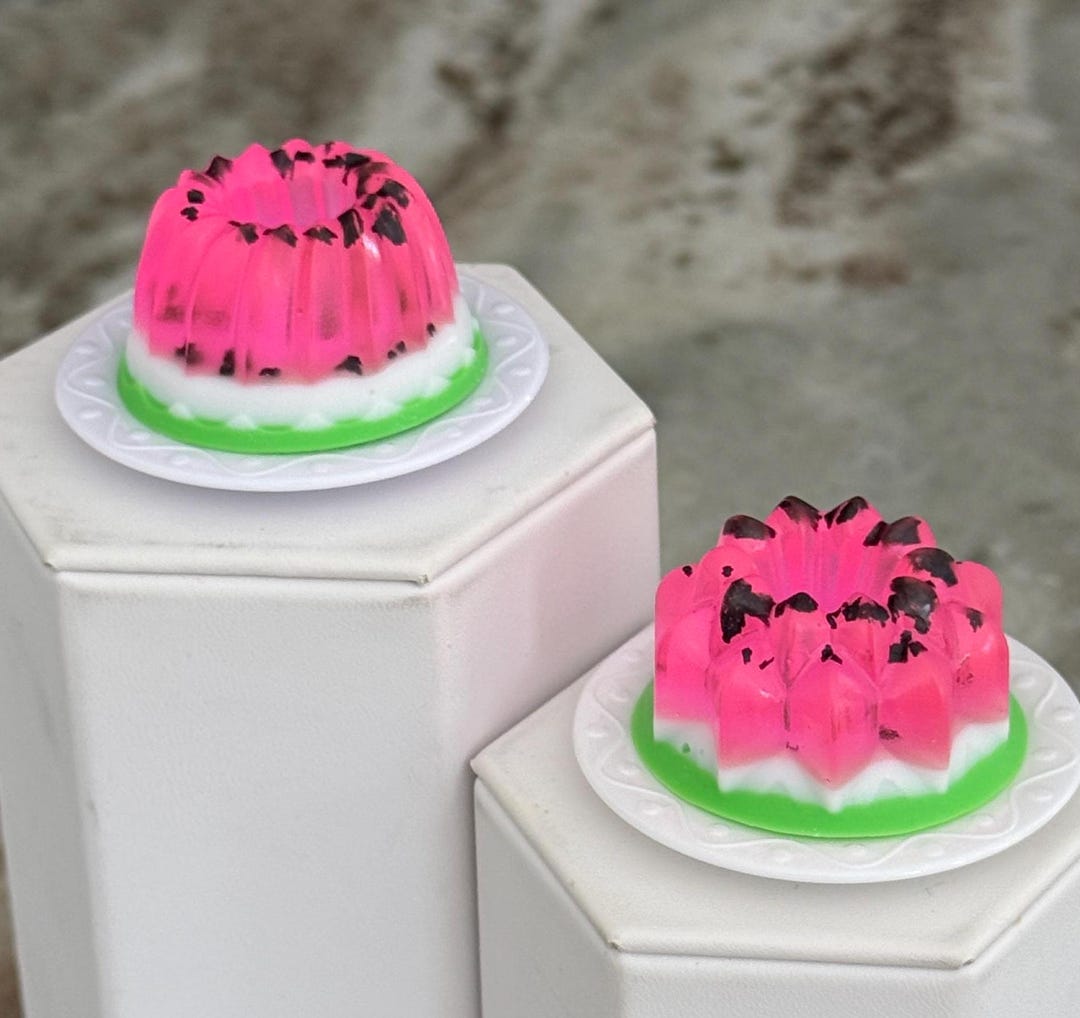 1:6 Scale Group Service Jello Mold, 1/3 Single Serve Jello Mold. Mini ...