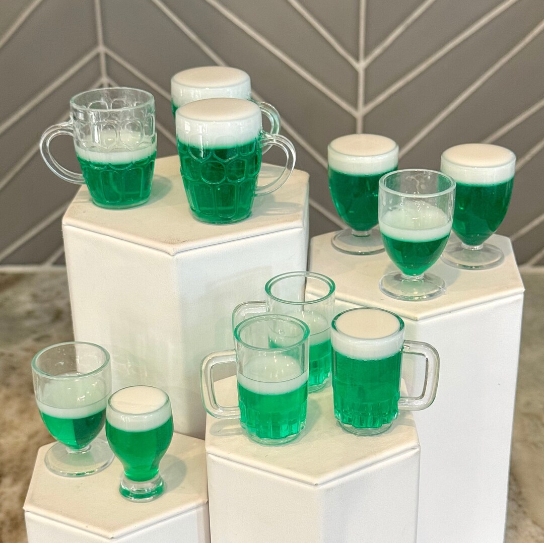 1:3 Scale Fake Green Beer for Dolls, Doll Beer Prop, 18” Doll Drink, 16 ...