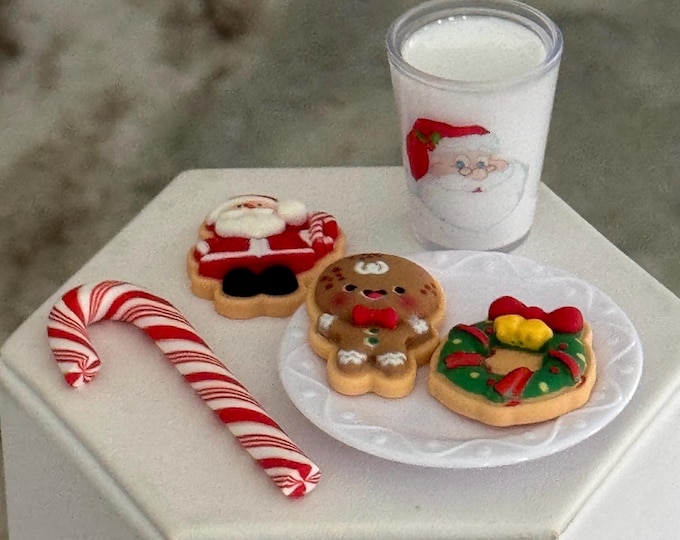 Elf Prop, Milk and Cookies for Santa, 1:4 Milk Cookie for Santa, Elf ...