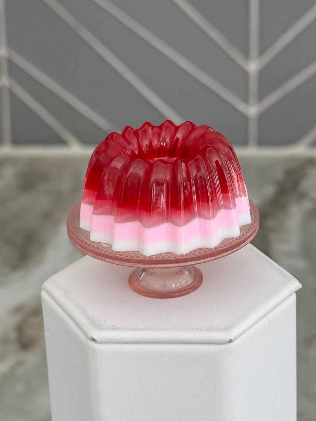 1:6 Scale Valentine Dessert, Playscale Jello Mold, Valentine Jello Mold ...