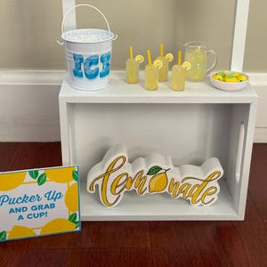 1:6 Lemonade Stand, Elf Prop, Elf Lemonade Stand, 1/6 Elf Prop, Elf ...