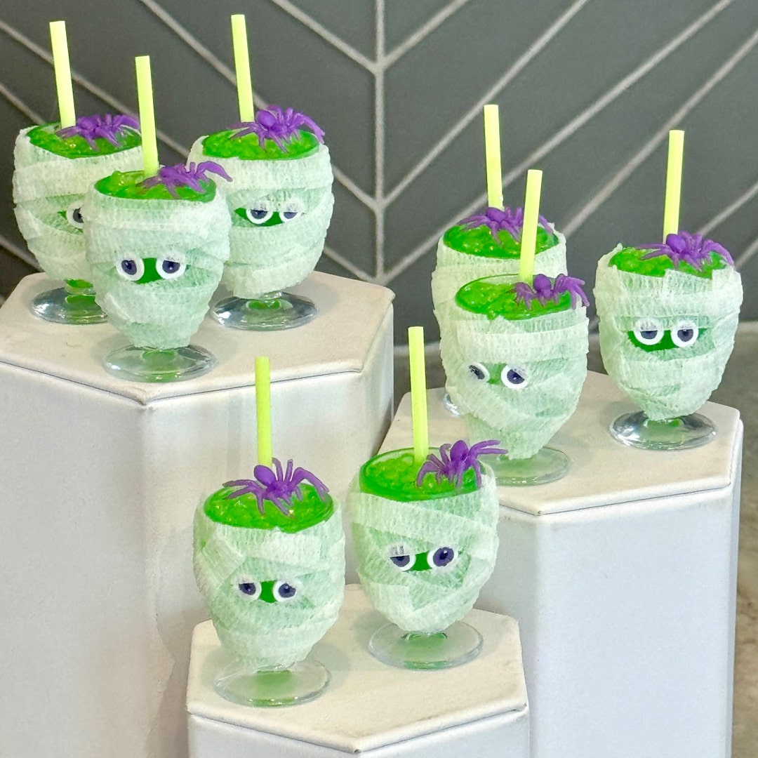 1:3 Mummy Drink, 1/3 Halloween Drinks for Dolls, Gnome Prop, Byers ...