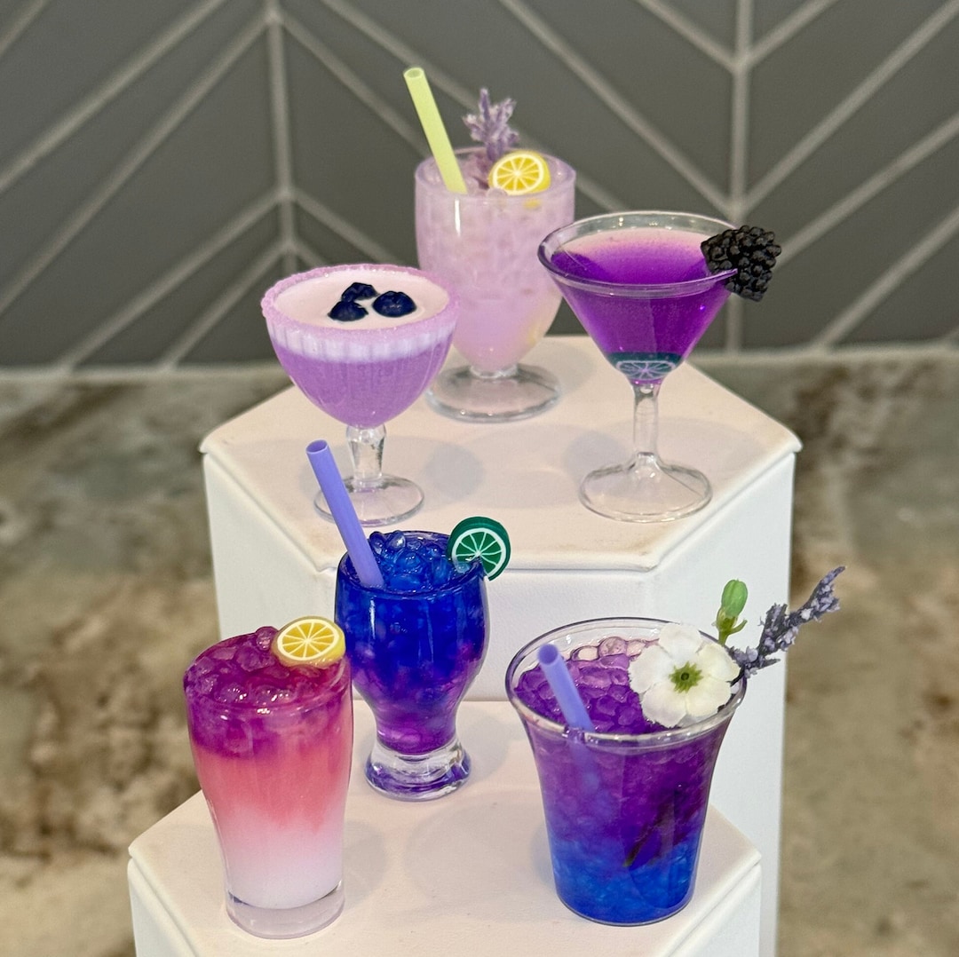 1:3 and 1/4 Purple Drink Collection, Drinks for Dolls, Elf Prop, Byers ...