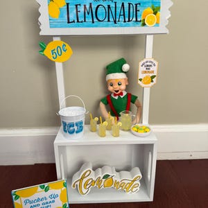 1:6 Lemonade Stand, Elf Prop, Elf Lemonade Stand, 1/6 Elf Prop, Elf ...