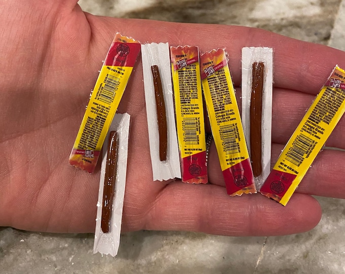Mini Slim Jims, Beef Jerky Packages, Playscale, Mini Brands Food, Doll ...