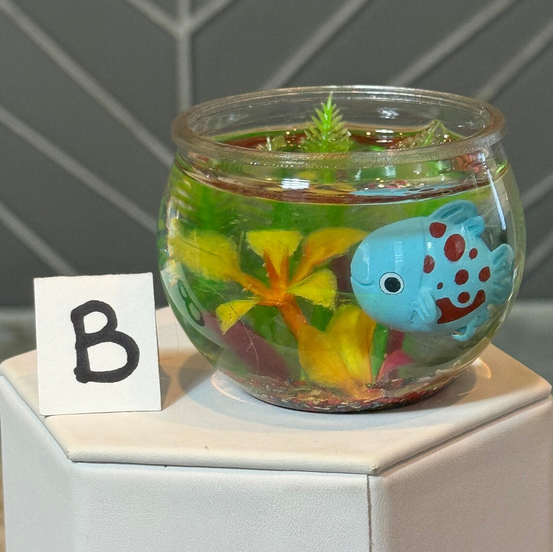 1:3 Scale Fishbowl Prop for Doll, Fake Pet Fish, Mini Fishbowl, Fun ...