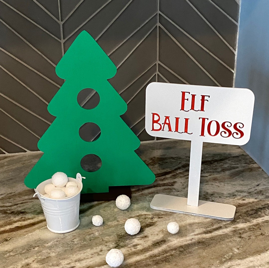 Elf Ball Toss, Elf Prop, Boy Elf, Girl Elf, Red Elf, 1:6 Props for Elf ...