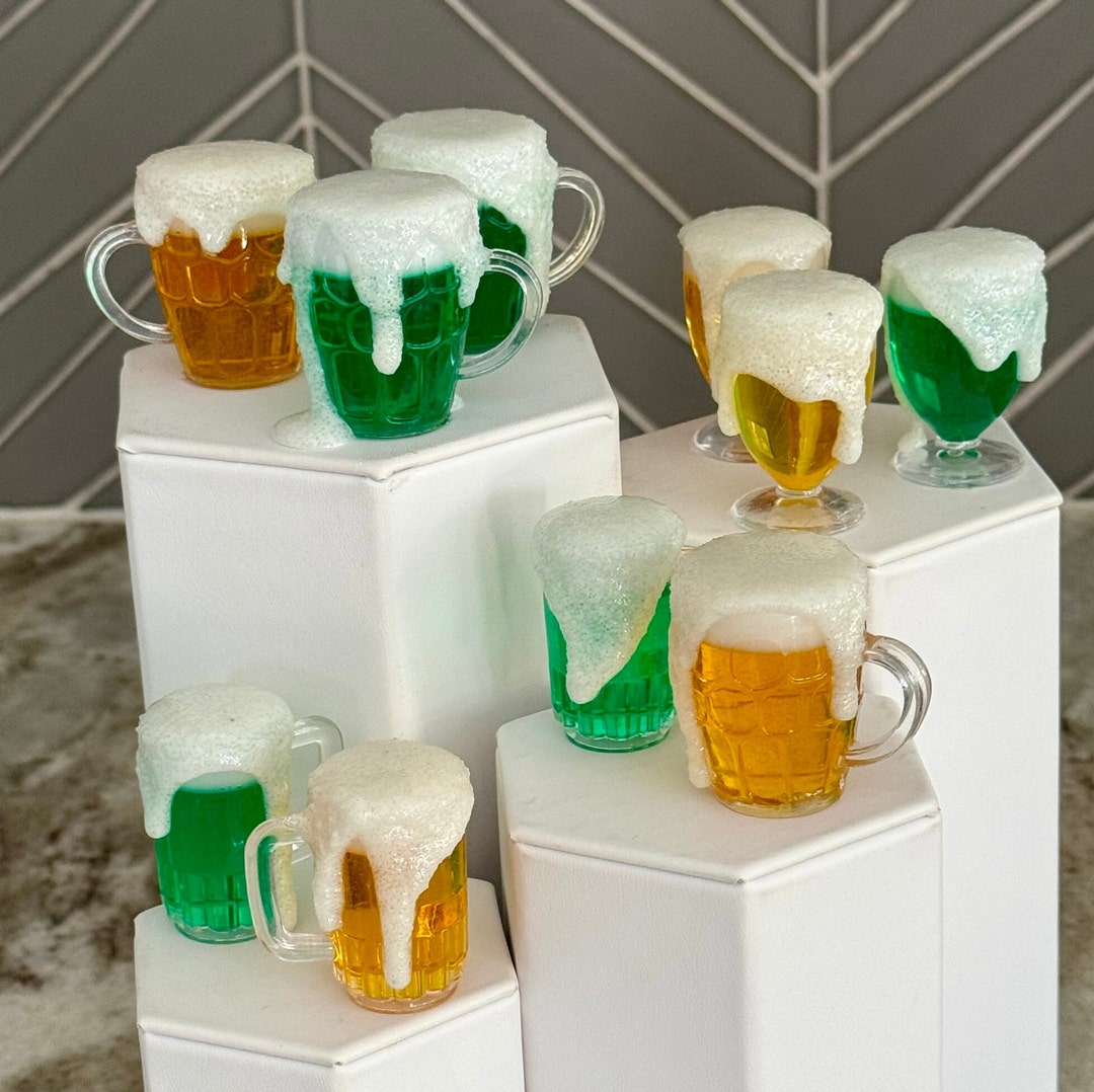 1:3 Frothy Beer Mugs for Dolls, Beer Doll Prop for 13 Thru 18 Dolls ...