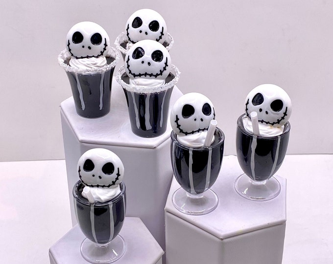 1/3 Scale Skeleton Drinks, Halloween Drinks, Drinks for 18” Dolls, Elf ...