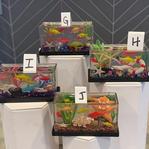 Mini Fish Tank for Doll, Fish Take for 1:3 Doll, Large Fish Tank for 1/ ...