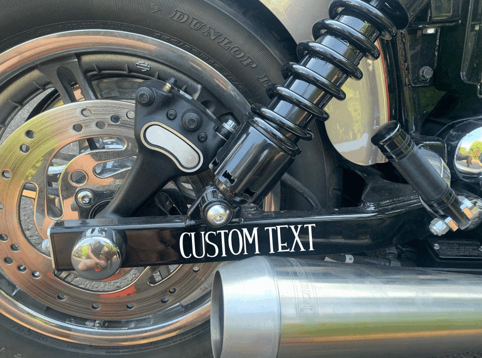 PERSONALIZED Swingarm Decal CUSTOM Decal Harley Sticker - Etsy